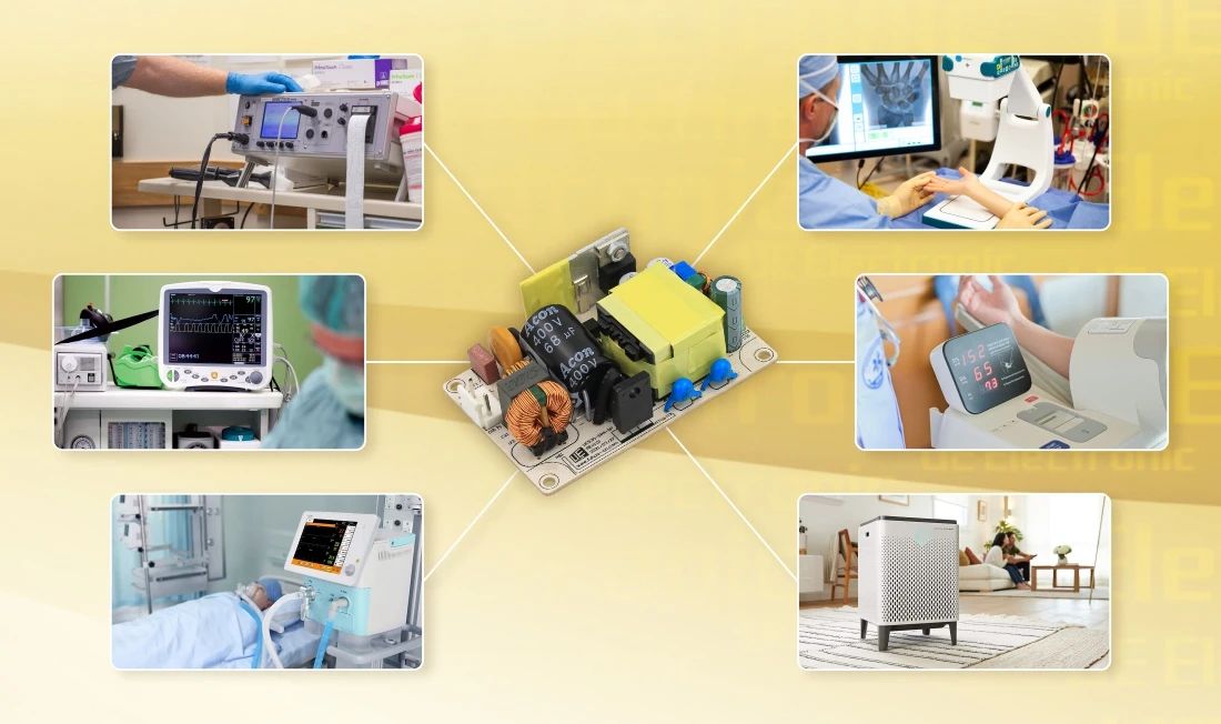 UE Electronic launched a new 5W-90W substrate type medical power supply ...